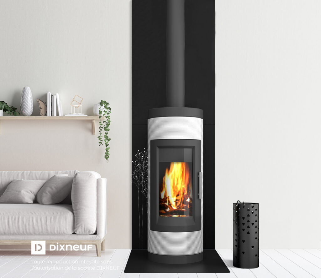 Protection murale poêle à bois, focus sur la marque DixNeuf